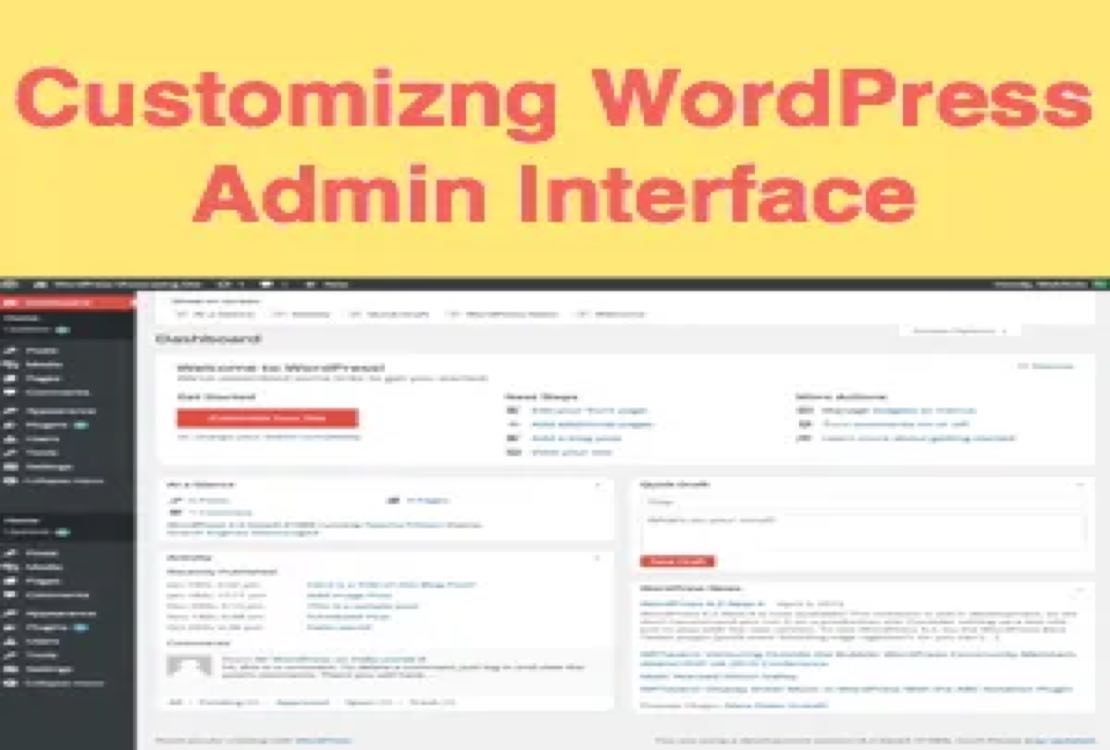 6 Tips For Customizing Wordpress Admin Panel Interface Webnots