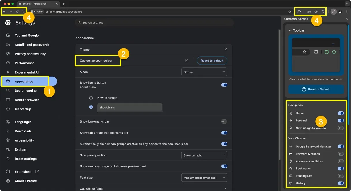 How to Customize Google Chrome Toolbar? – WebNots How to Customize Google Chrome Toolbar? – WebNots