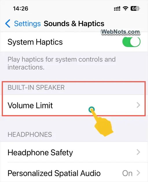 How to Set Maximum Media Playback Volume in iPhone? – WebNots How to Set Maximum Media Playback Volume in iPhone? – WebNots