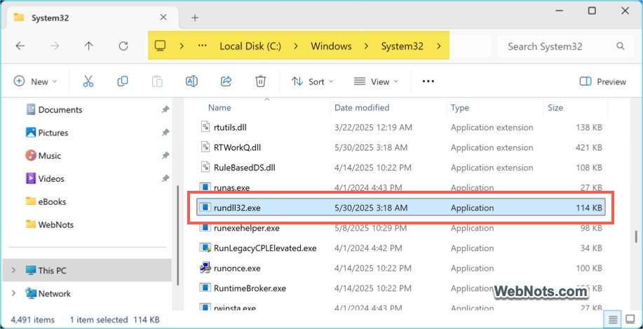 What is rundll32.exe in Windows with Complete List of Commands – WebNots